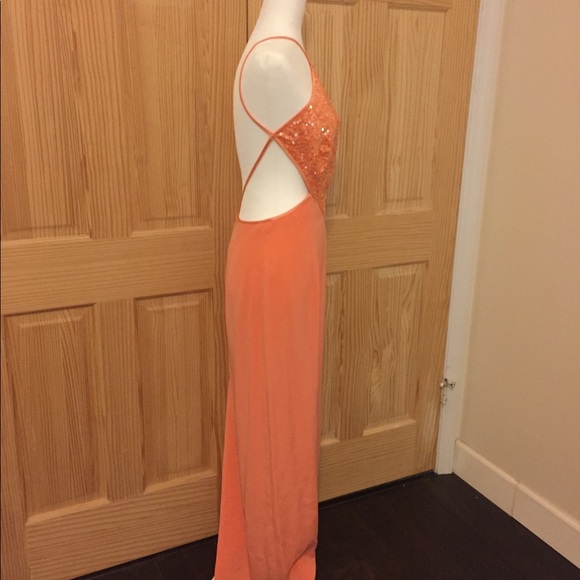 Cache | Dresses | Vintage Coral Cache Gown | Poshmark